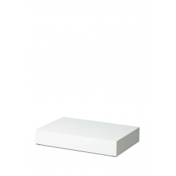 Window display plinth, white