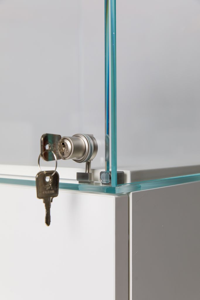 LED display case Small glass display case lighting