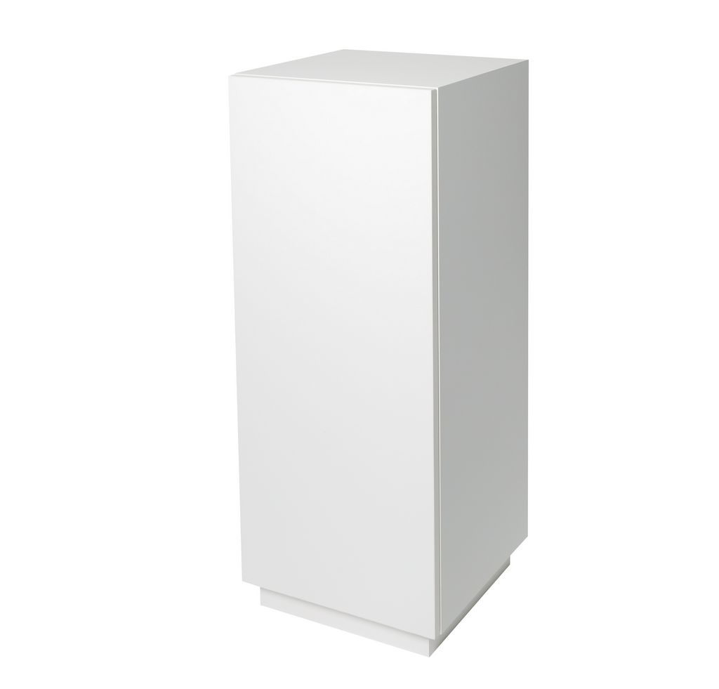 White cabinet plinth ️ Plinth with door | Plinth as cabinet | Storage ...